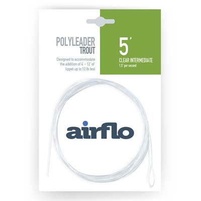 Airflo Polyleader - Clear Intermediate 5 & 10 Foot: Flyshop NZ Ltd