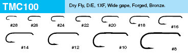 Tiemco Tmc 100 Dry Fly Hook: Flyshop NZ Ltd