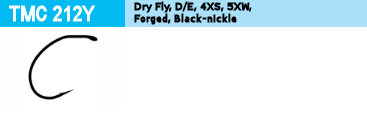Tiemco Tmc 212Y Dry Fly Hook: Flyshop NZ Ltd