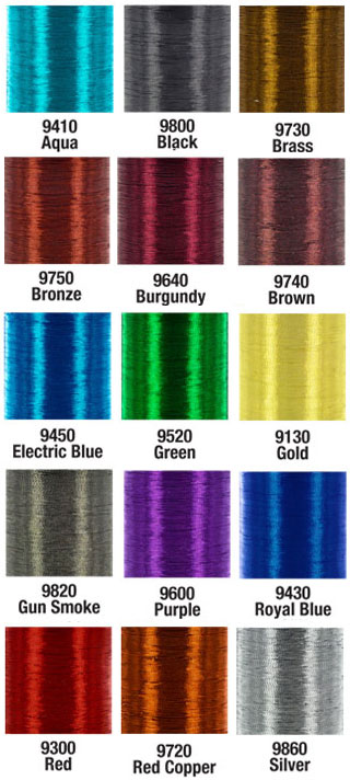 Prowrap Metallic 100Yd Size A: Flyshop NZ Ltd