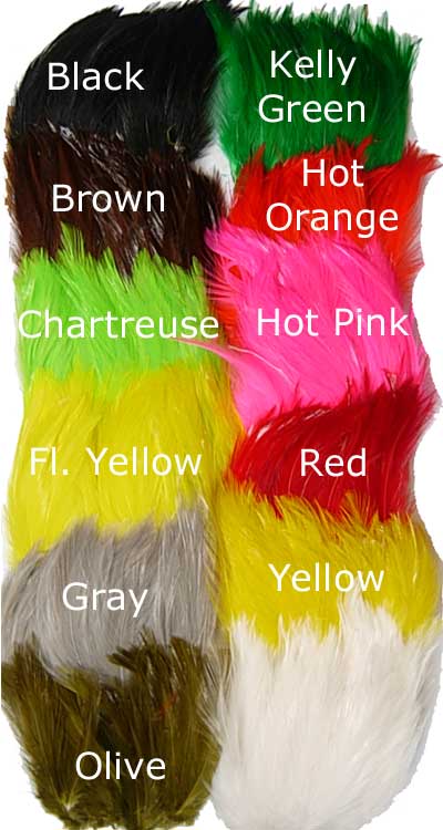 Neck Hackle - Strung: Flyshop NZ Ltd